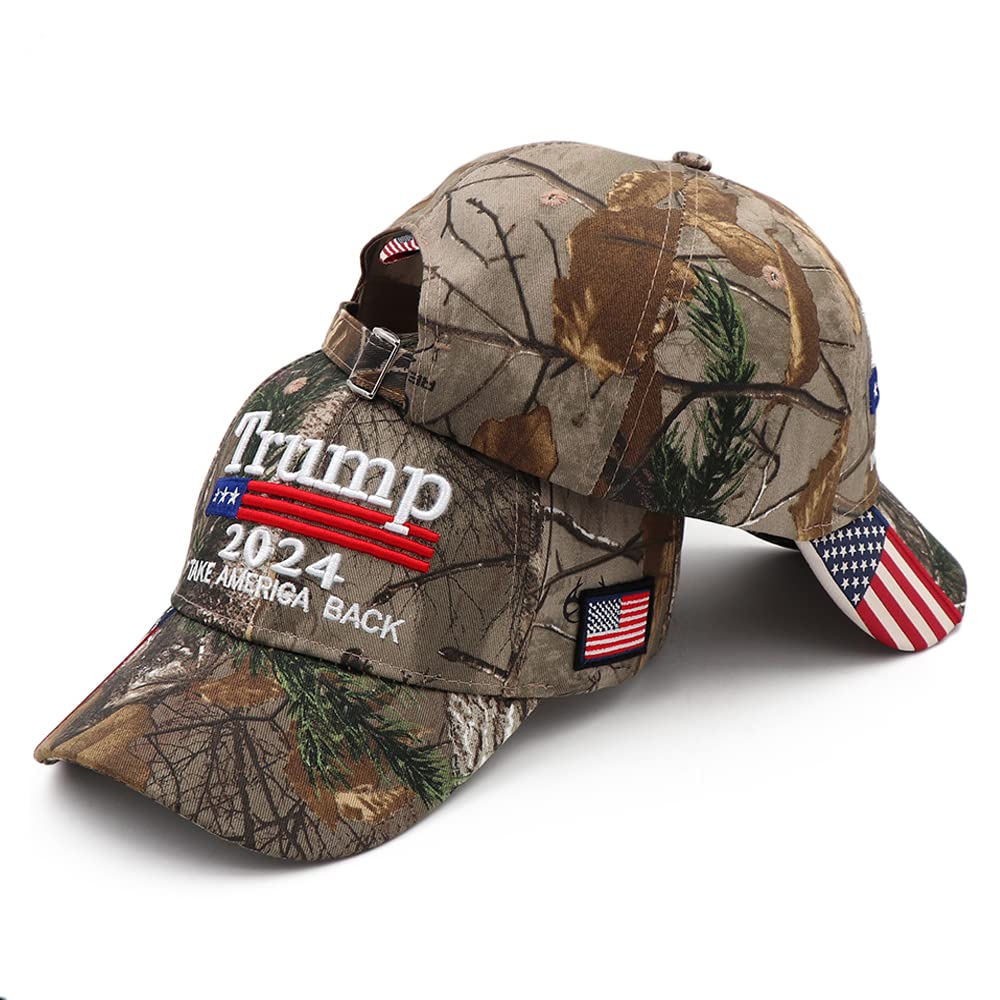 Trump 2024 Hat Donald Trump Merchandise MAGA Hat Make America Great Again Hat USA Flag MAGA Adjustable Baseball Cap