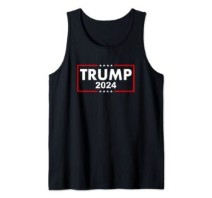 pro donald trump 2024 for president re election tank top