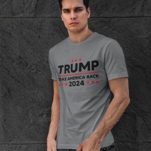 Donald Trump 2024 Take Back America Graphic T-shirt, Trump America Shirt White XL