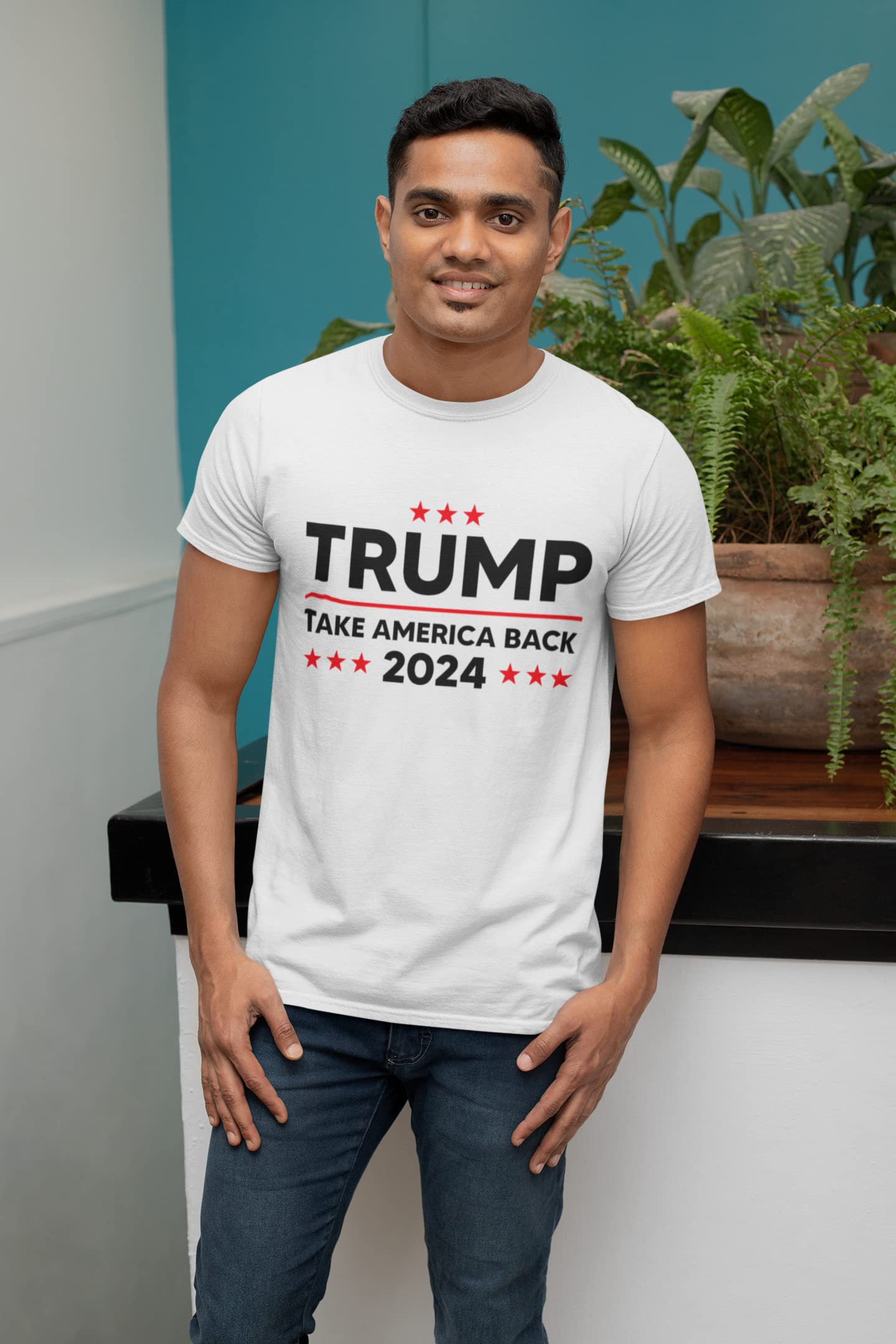 Donald Trump 2024 Take Back America Graphic T-shirt, Trump America Shirt White XL