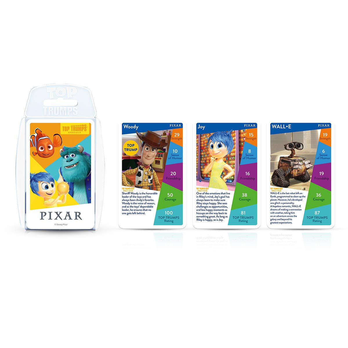 Top Trumps Card Game Disney Pixar - Family Games for Kids and Adults - Learning Games - Kids Card Games for 2 Players and more - Kid War Games - Card Games for Families - Card Wars - for 6 plus kids