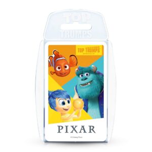 top trumps card game disney pixar - family games for kids and adults - learning games - kids card games for 2 players and more - kid war games - card games for families - card wars - for 6 plus kids