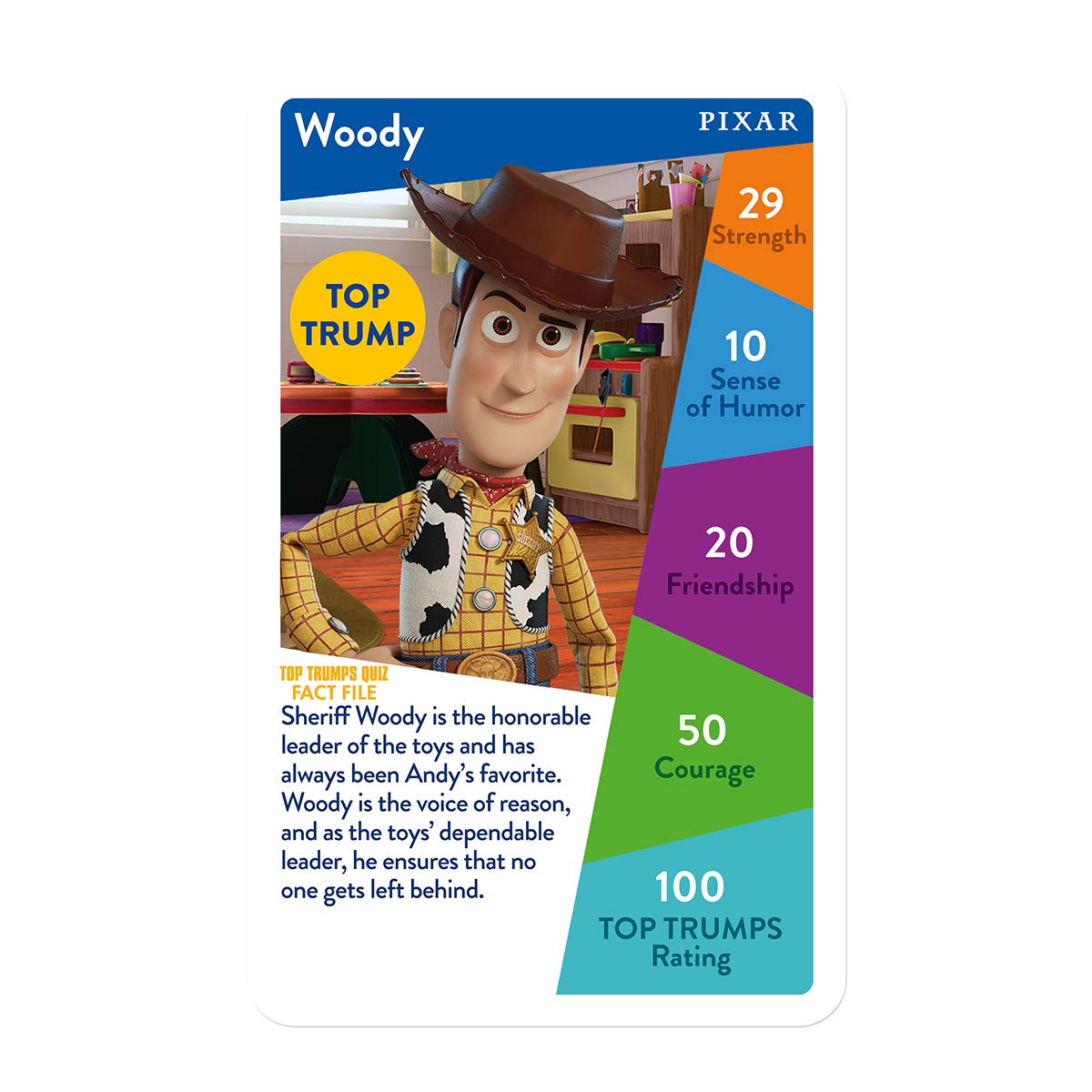 Top Trumps Card Game Disney Pixar - Family Games for Kids and Adults - Learning Games - Kids Card Games for 2 Players and more - Kid War Games - Card Games for Families - Card Wars - for 6 plus kids