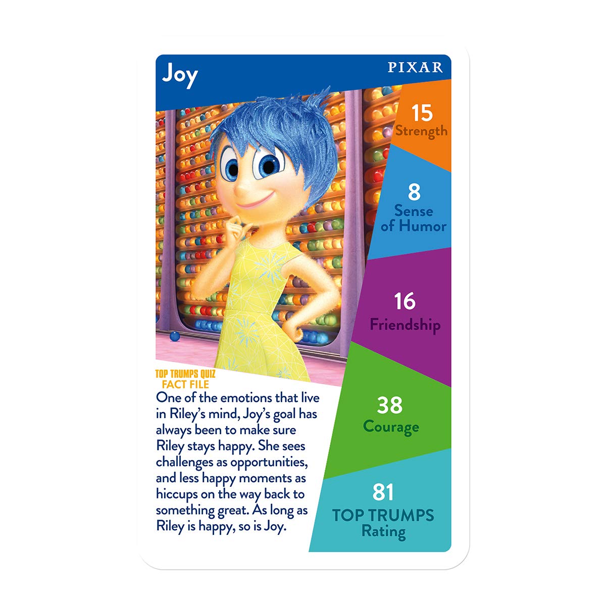 Top Trumps Card Game Disney Pixar - Family Games for Kids and Adults - Learning Games - Kids Card Games for 2 Players and more - Kid War Games - Card Games for Families - Card Wars - for 6 plus kids