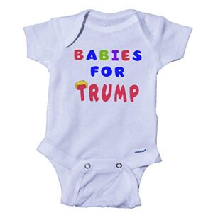 ink trendz babies for trump onesie®, trump baby onesie®,trump baby unisex shirts, maga baby shirts trump