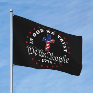 dsocuiubos college dorm posters for guys we the people in god we trust flag trump dorm decorations for college guys bathroom stuff college flags for guys (color : colour, size : 60x90cm)