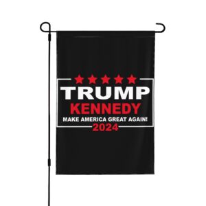 trump rfk jr kennedy 2024 all season garden flag yard banner for yard garden outdoor decor flags