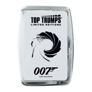 top trumps card game james bond 007 - family games for kids and adults - learning games - kids card games for 2 players and more - kid war games - card wars - for 6 plus kids