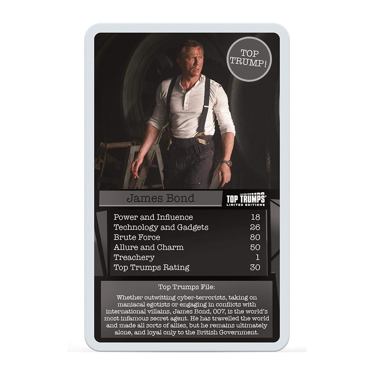 Top Trumps Card Game James Bond 007 - Family Games for Kids and Adults - Learning Games - Kids Card Games for 2 Players and More - Kid War Games - Card Wars - for 6 Plus Kids