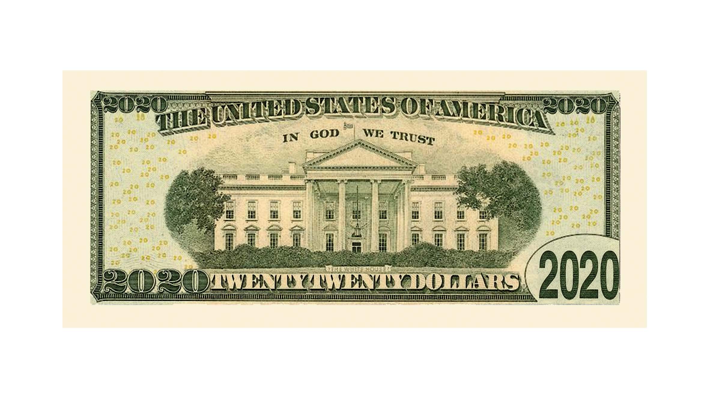 Trump Money Pack of 50 - Donald Trump 2020 Re-Election Presidential Dollar Bill - Limited Edition Novelty Dollar Bill. Full Color Front & Back Printing with Great Detail.