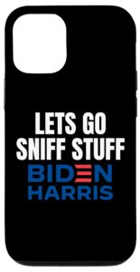 iphone 12/12 pro lets go sniff stuff- funny joe biden tee-trump 2020 case