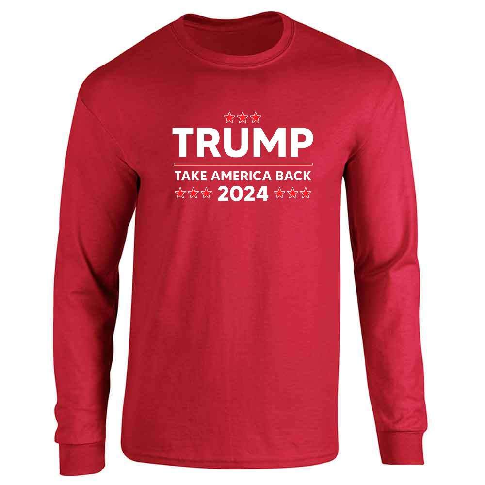 Donald Trump 2024 Take Back America Graphic T-shirt, Trump America Shirt Red XL