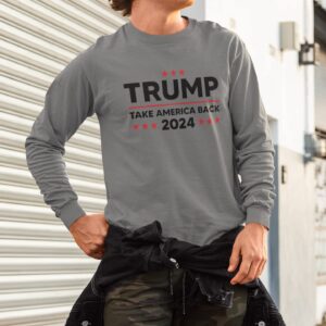 Donald Trump 2024 Take Back America Graphic T-shirt, Trump America Shirt Red XL