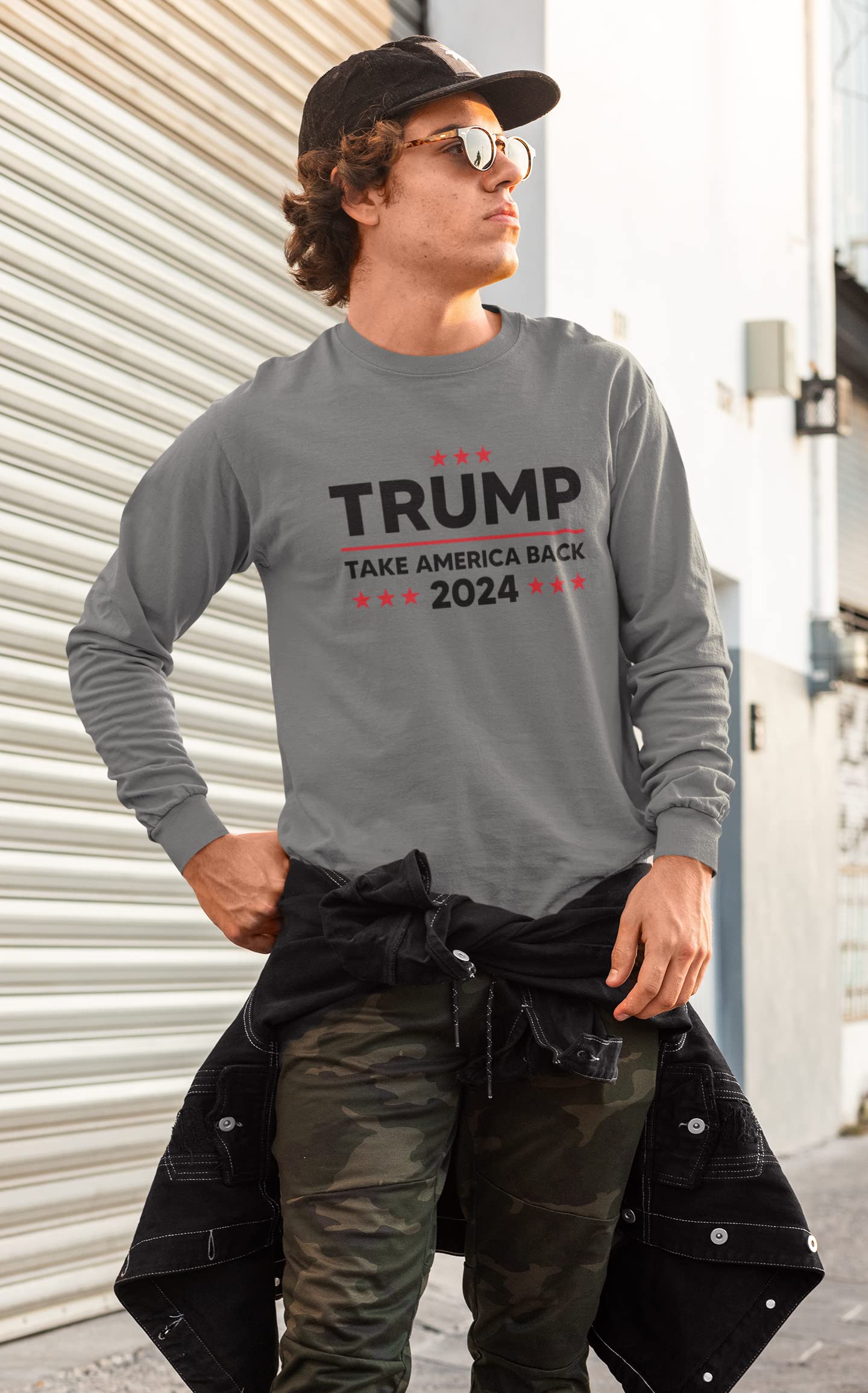 Donald Trump 2024 Take Back America Graphic T-shirt, Trump America Shirt Red XL