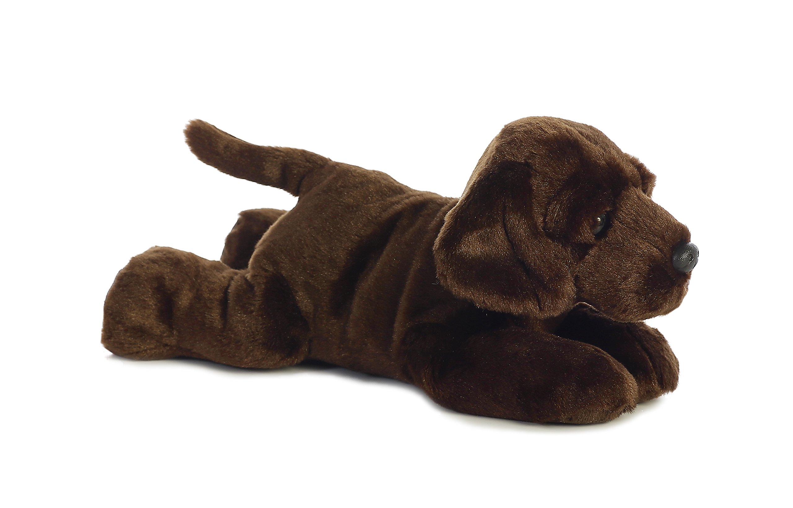 Aurora® Adorable Flopsie™ Max™ Chocolate Lab Stuffed Animal - Playful Ease - Timeless Companions - Brown 12 Inches