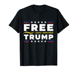 free trump, free donald trump 2024 t-shirt