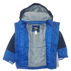 OshKosh B'gosh Boys_ Little Ski Jacket and Snowbib Snowsuit Set deep Navy/Wolf Grey 5/6