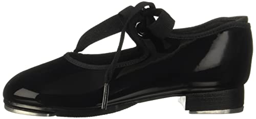 Capezio girls Jr. Tyette Tap Shoe, Black Patent, 9.5 W US Toddler