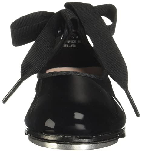 Capezio girls Jr. Tyette Tap Shoe, Black Patent, 9.5 W US Toddler