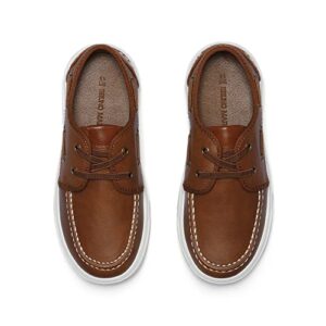 Bruno Marc Boy's Boat Shoes Slip on Loafers Casual Dress School Shoes, Brown, Size 13, SBLS2336K