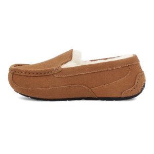 ugg unisex-child ascot slipper, chestnut suede, 5