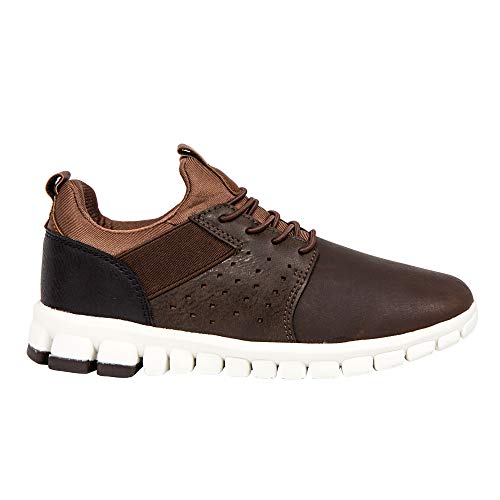 Deer Stags unisex child Betts Jr Sneaker, Dark Brown, 3.5 Big Kid US