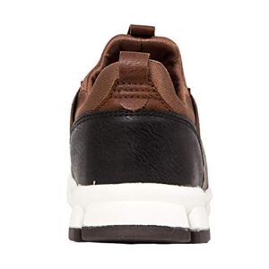 Deer Stags unisex child Betts Jr Sneaker, Dark Brown, 3.5 Big Kid US