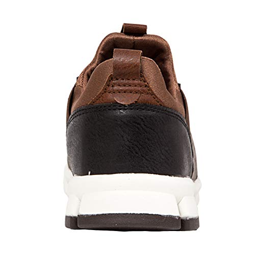 Deer Stags unisex child Betts Jr Sneaker, Dark Brown, 3.5 Big Kid US