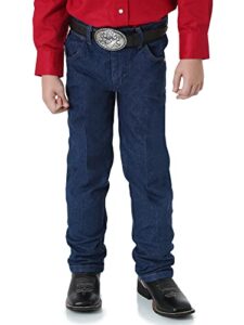 wrangler boys 13mwz cowboy cut original fit jeans, prewashed indigo, 5 us