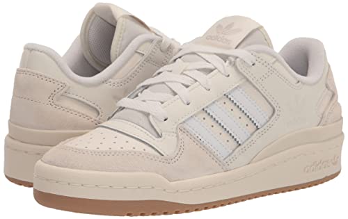 adidas Originals Forum Low Sneaker, Chalk White/Cloud White/White, 7 US Unisex Big Kid