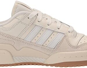 adidas Originals Forum Low Sneaker, Chalk White/Cloud White/White, 7 US Unisex Big Kid