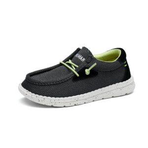 bruno marc boys slip-on casual comfortable lightweight loafer shoes, black - 13 little kid (sbls2213k)