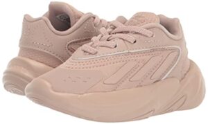 adidas Kids Ozelia Sneaker, Wonder Taupe/Wonder Taupe/Wonder Taupe (Elastic), 7 US Unisex Toddler