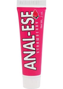 nasstoys anal-ese flavored desensitizing gel, strawberry -1 pack .5oz