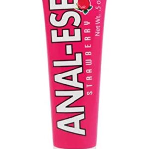 Nasstoys Anal-ESE Flavored Desensitizing Gel, Strawberry -1 Pack .5oz