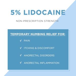 Numb Master 5% Lidocaine Topical Numbing Cream with Aloe, Vitamin E, 1 Oz Maximum Strength Topical Anesthetic Cream Pain Relief Cream for Hemorrhoid with Child Resistant Cap