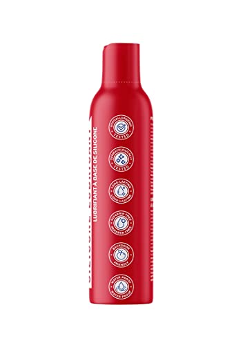 Swiss Navy Premium Silicone Based Lubricant, 6 Ounce Personal Lube Gel for Men Women & Couples, Condom & Latex Safe Hypoallergenic Unscented Zero Residue Lubrication, Works Underwater