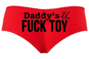 knaughty knickers daddys little lil fuck toy fucktoy ddlg bdsm owned boyshort black