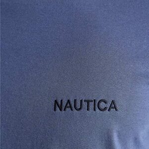 Nautica Men's Short Sleeve Solid Crew Neck T-Shirt, Blue Indigo, Medium