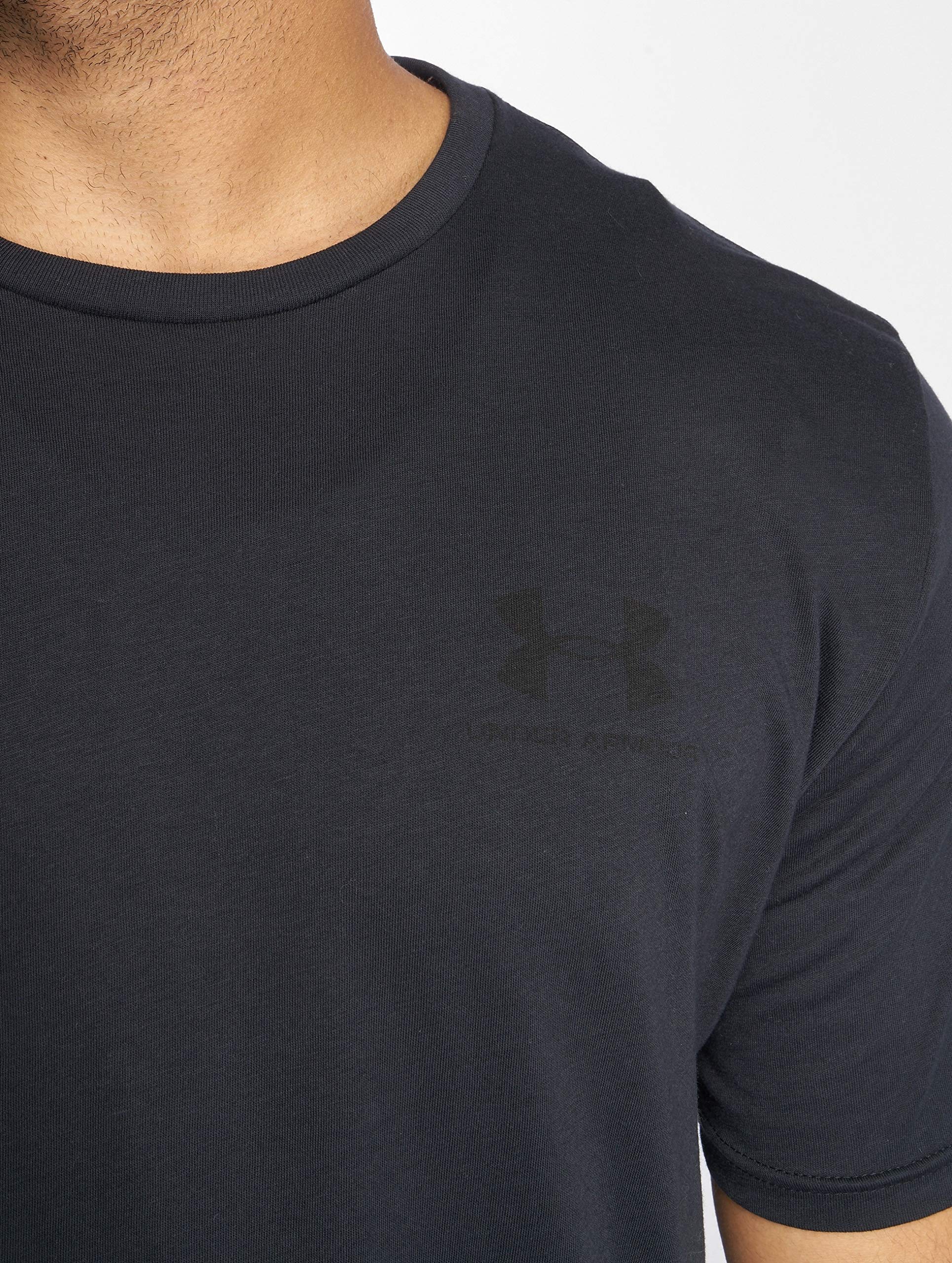 Under Armour Men's UA Sportstyle Left Chest Short Sleeve Shirt LG Black