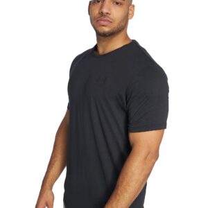 Under Armour Men's UA Sportstyle Left Chest Short Sleeve Shirt LG Black