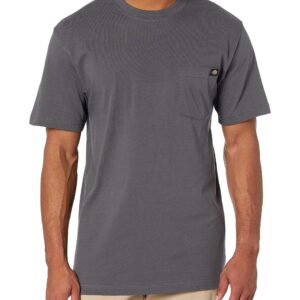 Dickies mens Short-sleeve Pocket T-shirt fashion t shirts, Charcoal, XX-Large Tall US