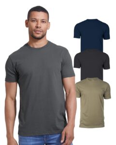 3 pack, classic color pack, men's short sleeve crew neck t-shirt, x-large