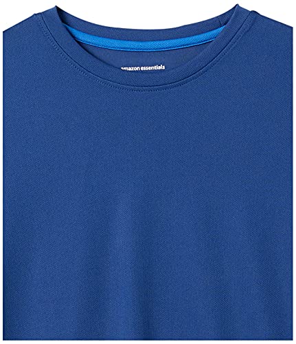 Amazon Essentials Men's Active Performance Tech T-Shirt (Available in Big & Tall), Pack of 2, Navy/Royal Blue, X-Large