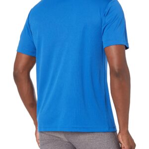 Amazon Essentials Men's Active Performance Tech T-Shirt (Available in Big & Tall), Pack of 2, Navy/Royal Blue, X-Large