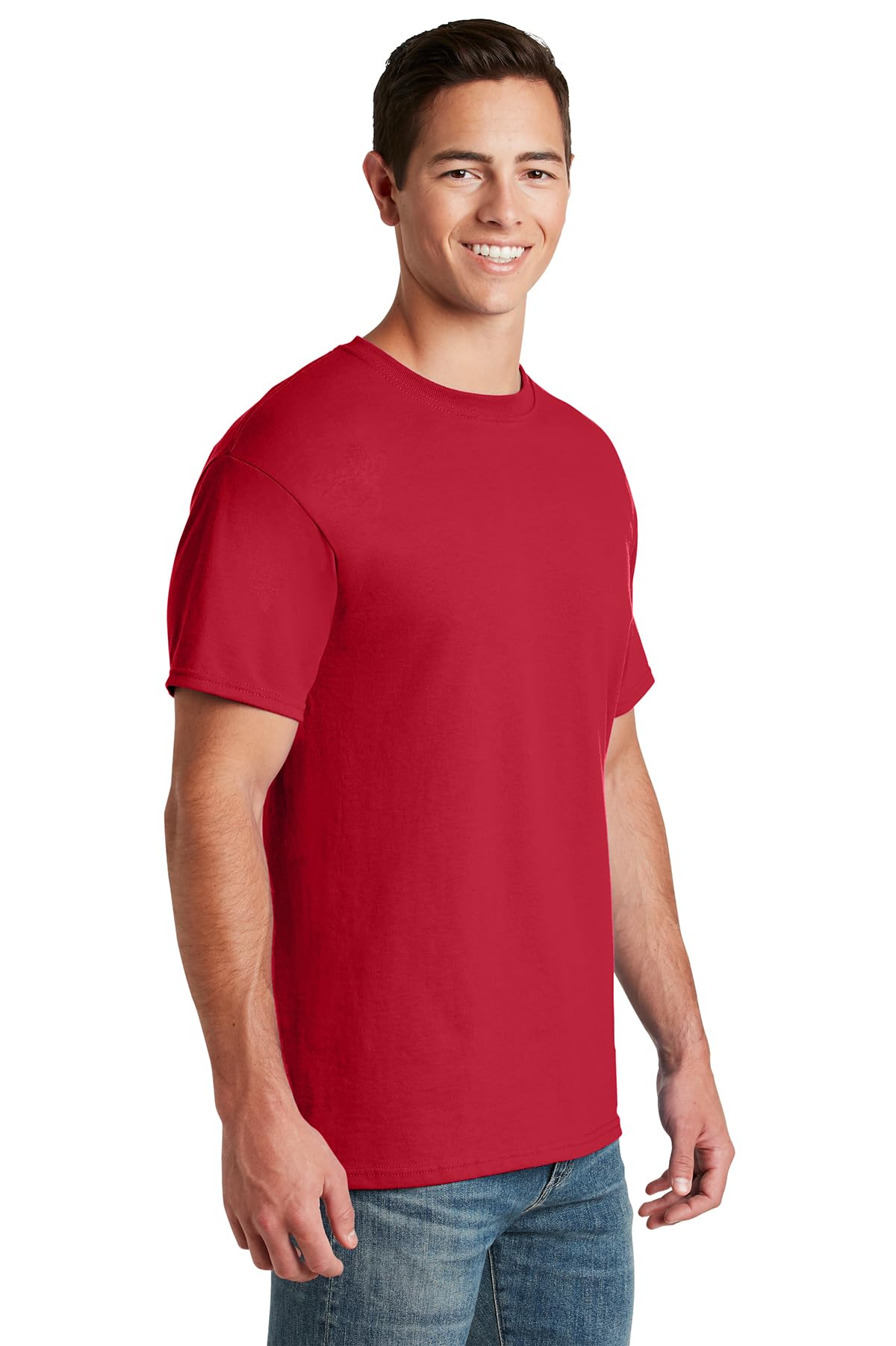 Jerzees Dri-Power Mens Active T-Shirt Medium True Red