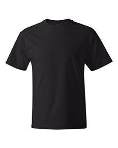 hanes 6.1 oz. beefy-t tall, xlt, black