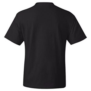 Hanes 6.1 oz. Beefy-T Tall, XLT, BLACK