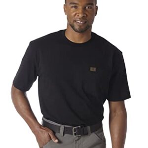 Wrangler RIGGS WORKWEAR Men's Pocket T-Shirt, Black, XX-Large