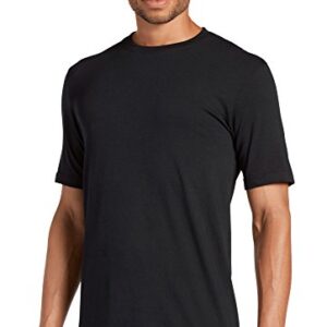 Jockey Men's Undershirt Classic Crew Neck - 3 Pack, Black, XL